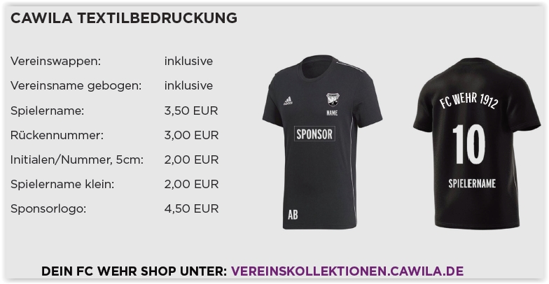 Vereinskollektion | FC Wehr test